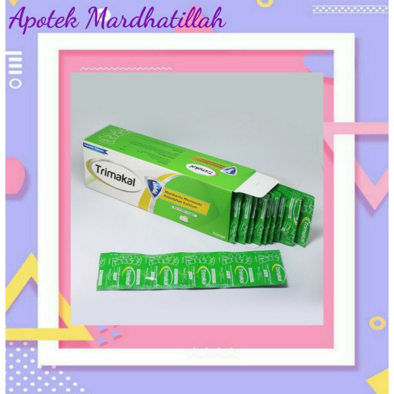 Jual Trimakal 500 mg ( Calcium Lactate ) | Shopee Indonesia