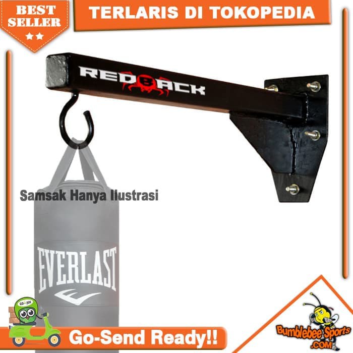 Jual Bombastis !! Bracket Tembok Samsak 50cm - Wall Mounting Sansak ...