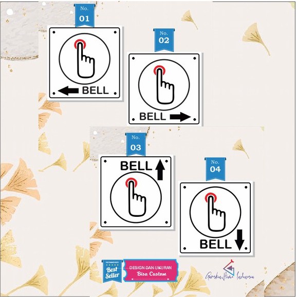 Jual STIKER TANDA BELL | Shopee Indonesia