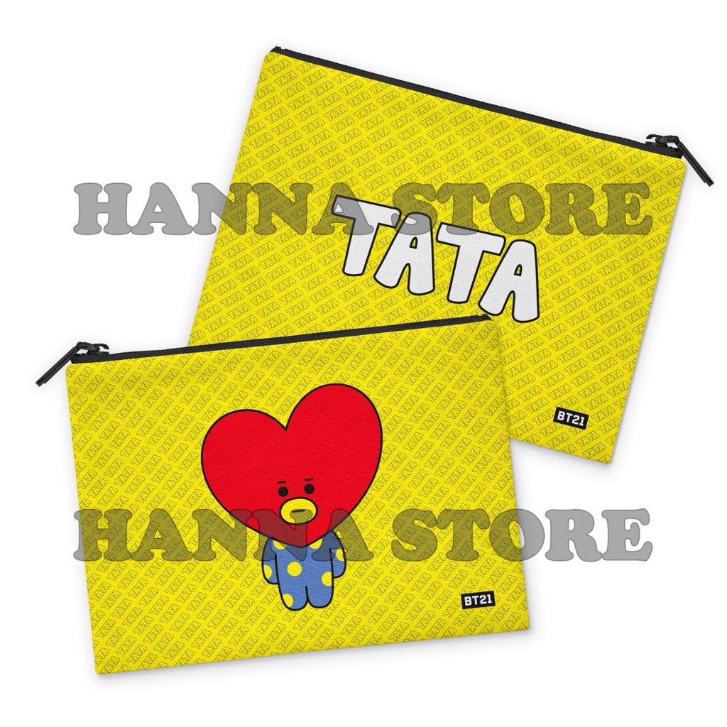 Jual Pouch Dompet BT21 BTS TATA cooky chimmy koya mang rj shooky van ...