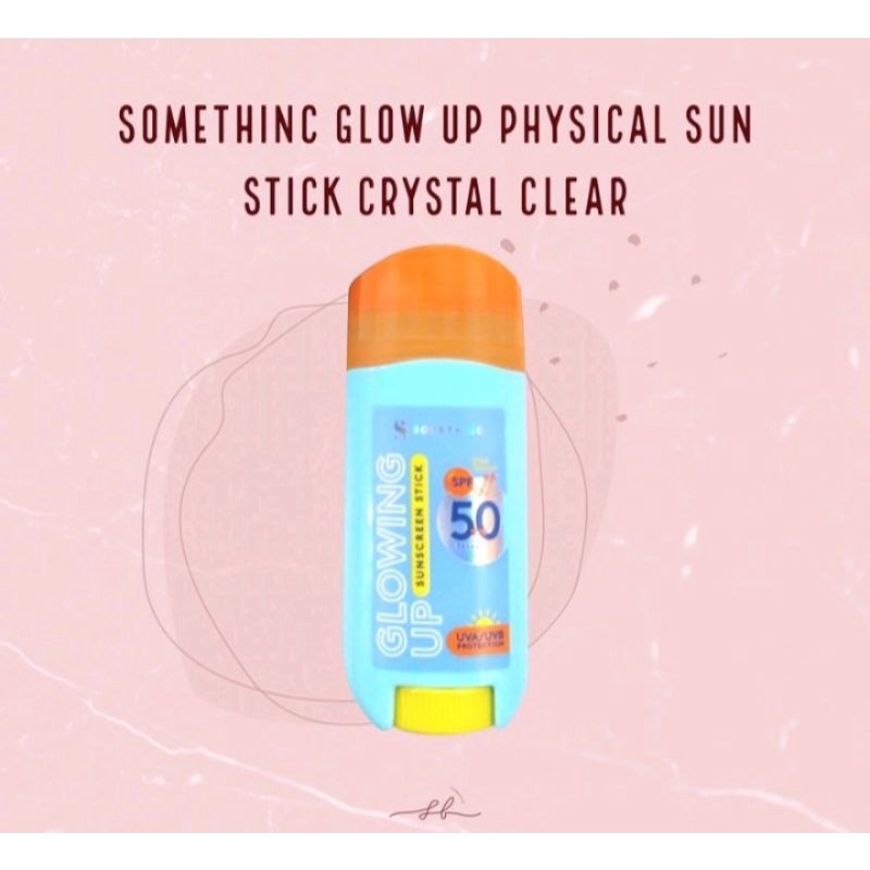 Jual SOMETHINC GLOWING UP SUNSCREEN STICK SPF 50++ PA++++ 15gram | Shopee Indonesia