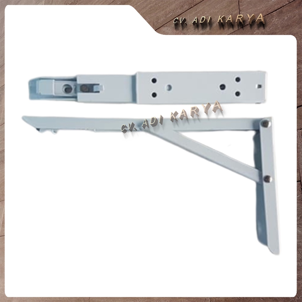 Jual Siku Lipat Meja Dinding Besi Bracket Engsel Lipat 25cm Ambalan ...