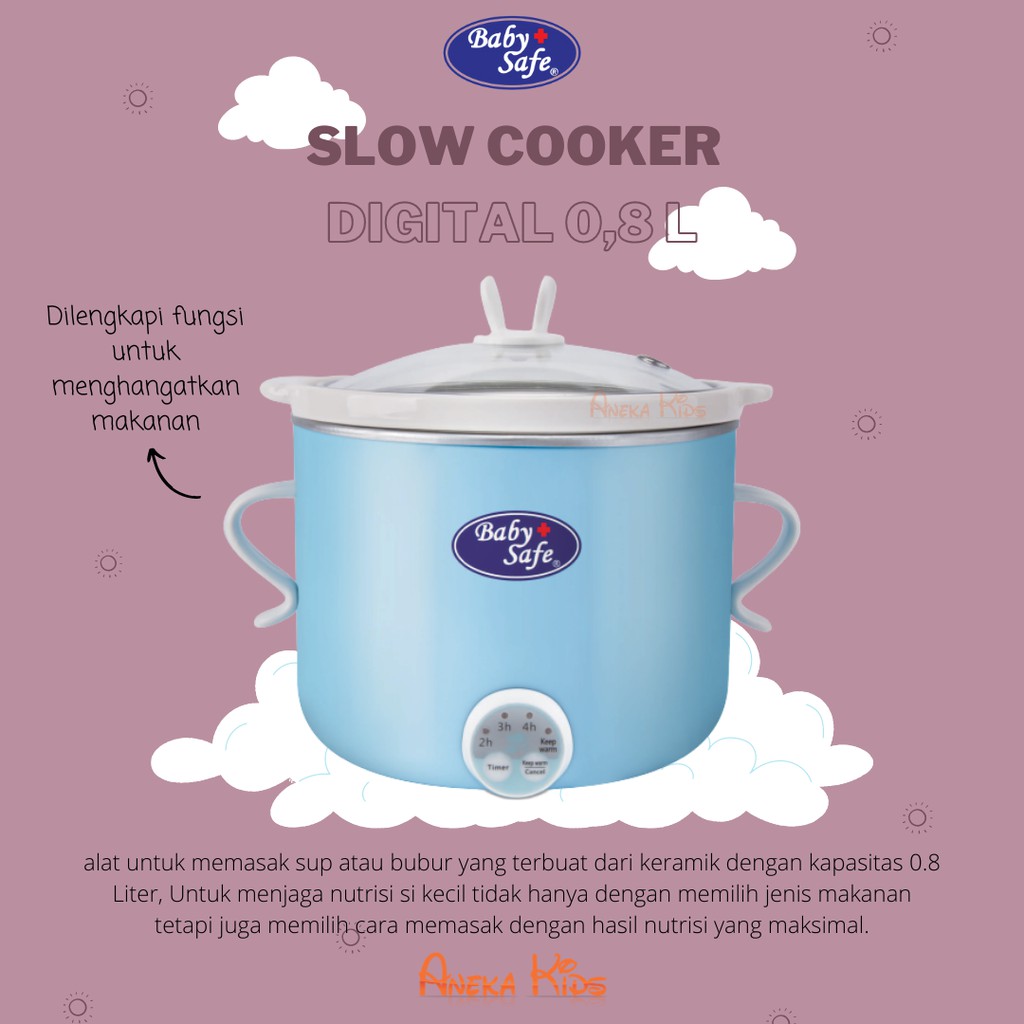 Jual Baby Safe Digital Slow Cooker -- LB007/LB006 | Shopee Indonesia