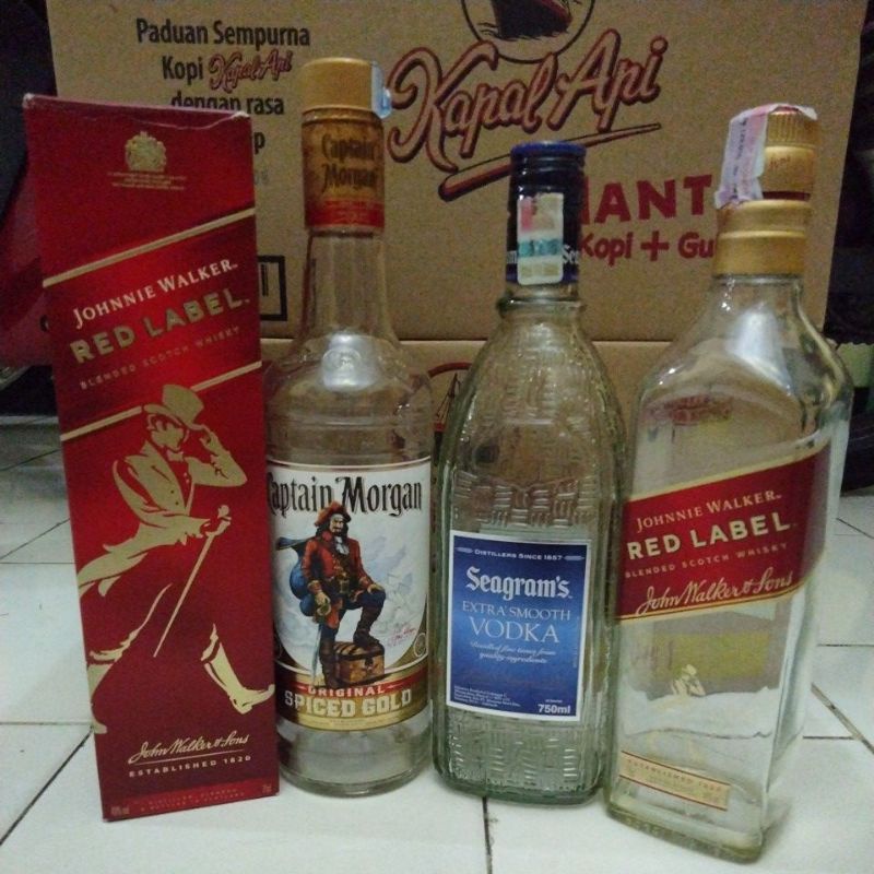 Jual botol bekas miras minuman keras layak koleksi | Shopee Indonesia