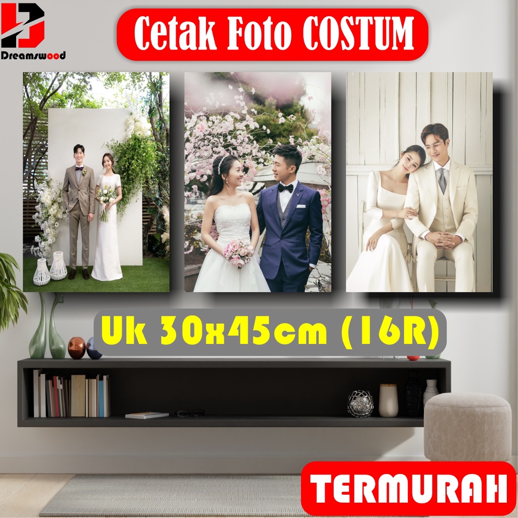 Jual Cetak Foto Bingkai16R 30x45cm Cetak Foto Wedding, KELUARGA ...