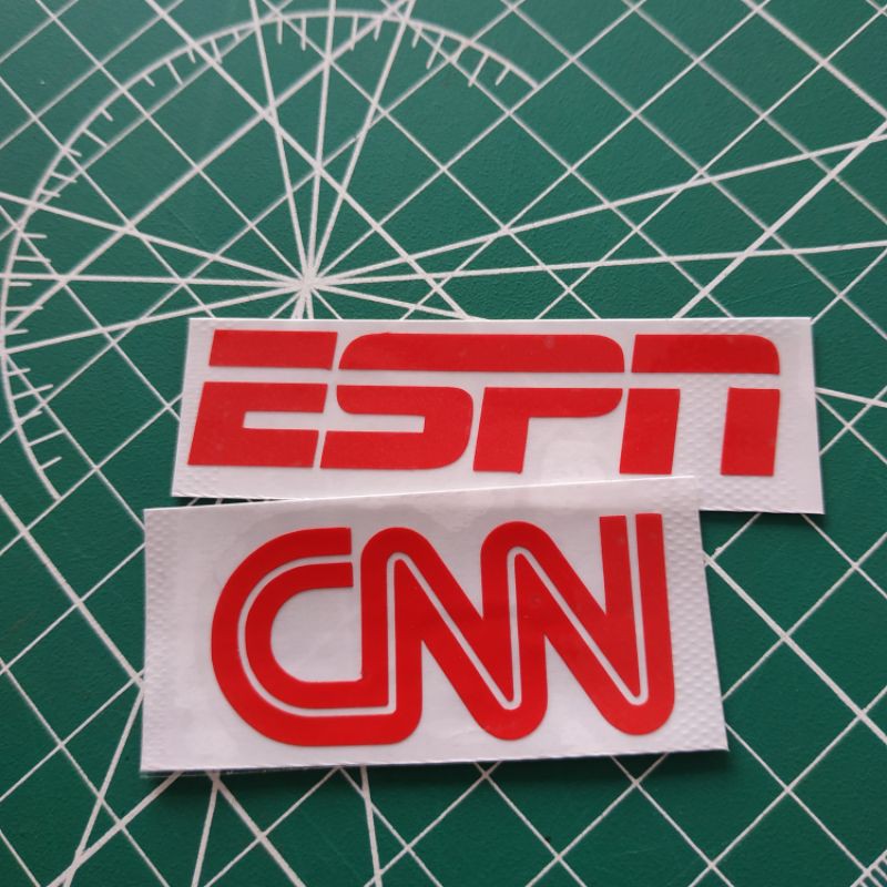Jual espn cnn logo stiker | Shopee Indonesia
