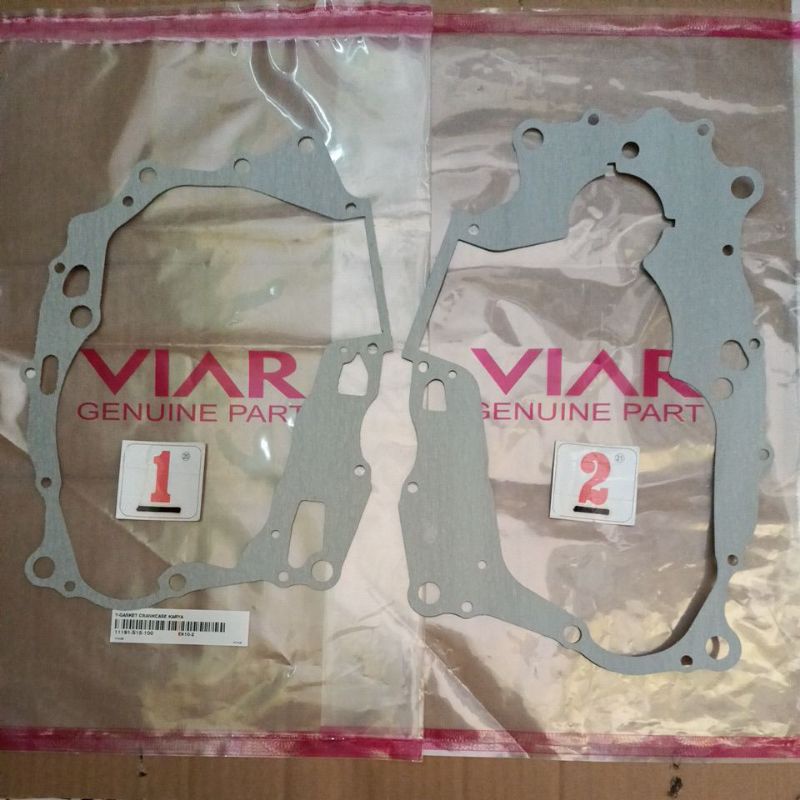 Jual Paking Gasket Crankcase Perpak Kalter (TENGAH) Viar Cross X 150 atau 200, Original | Shopee ...