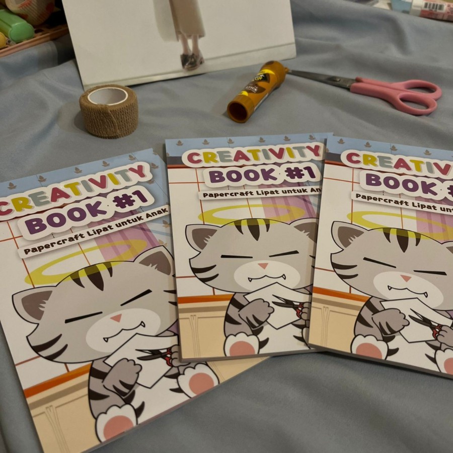 Jual BUKU ORIGAMI LUCU PAPER CRAFT CREATIVITY EDUKASI ANAK-ANAK HARGA ...