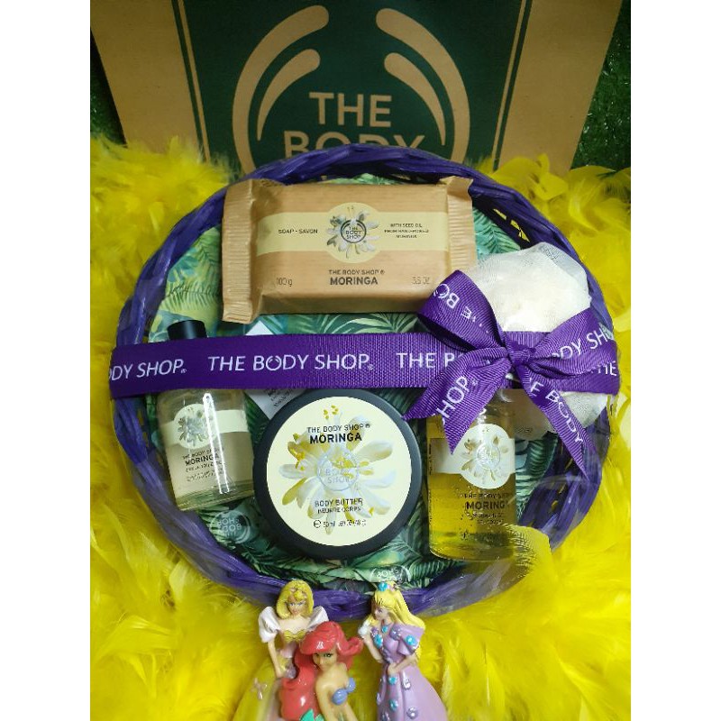 Jual A3 Seserahan nikah the body shop Moringa / shea / mango / vanilla ...