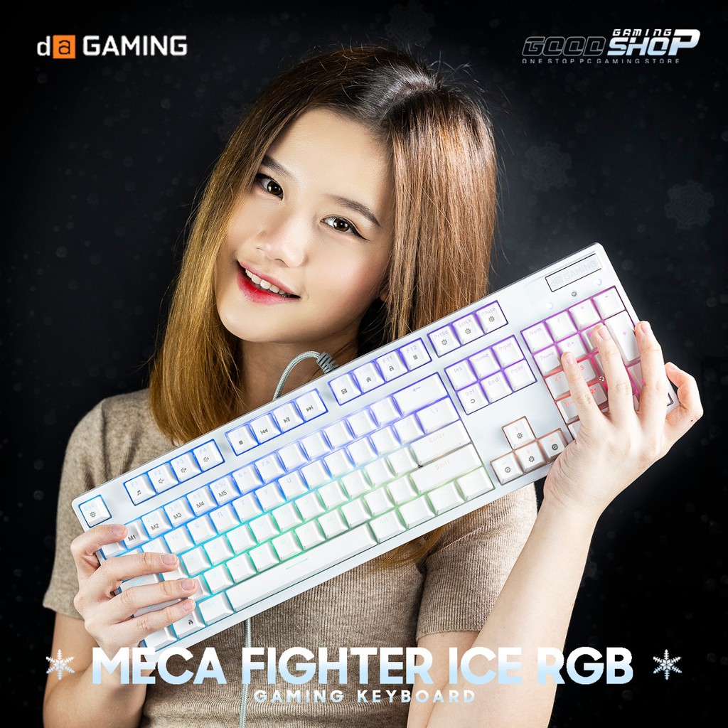 Jual DA GAMING KEYBOARD MECA FIGHTER ICE FULLSIZE RGB | Shopee Indonesia