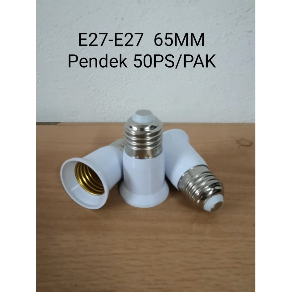 Jual Fitting Lampu Sambungan Panjang 65 mm E27 | Shopee Indonesia