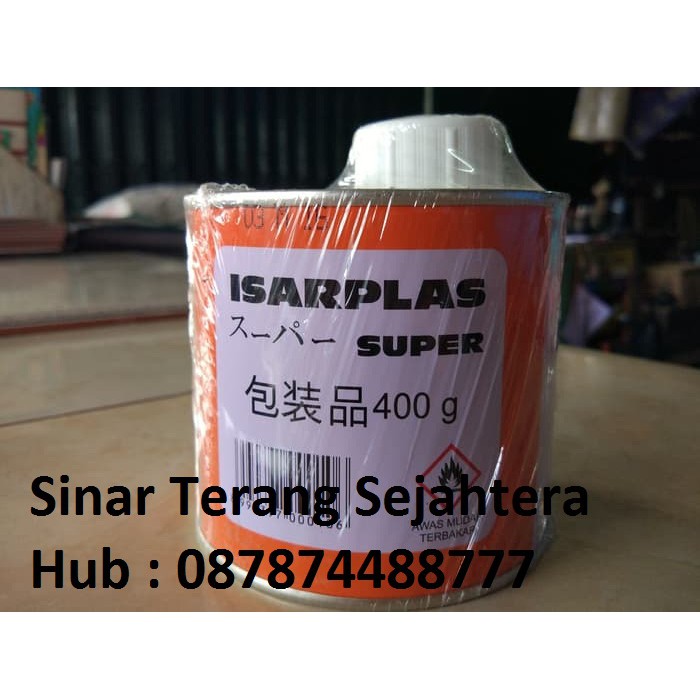 Jual Lem pipa pvc isarplas kaleng tube 400 gr | Shopee Indonesia