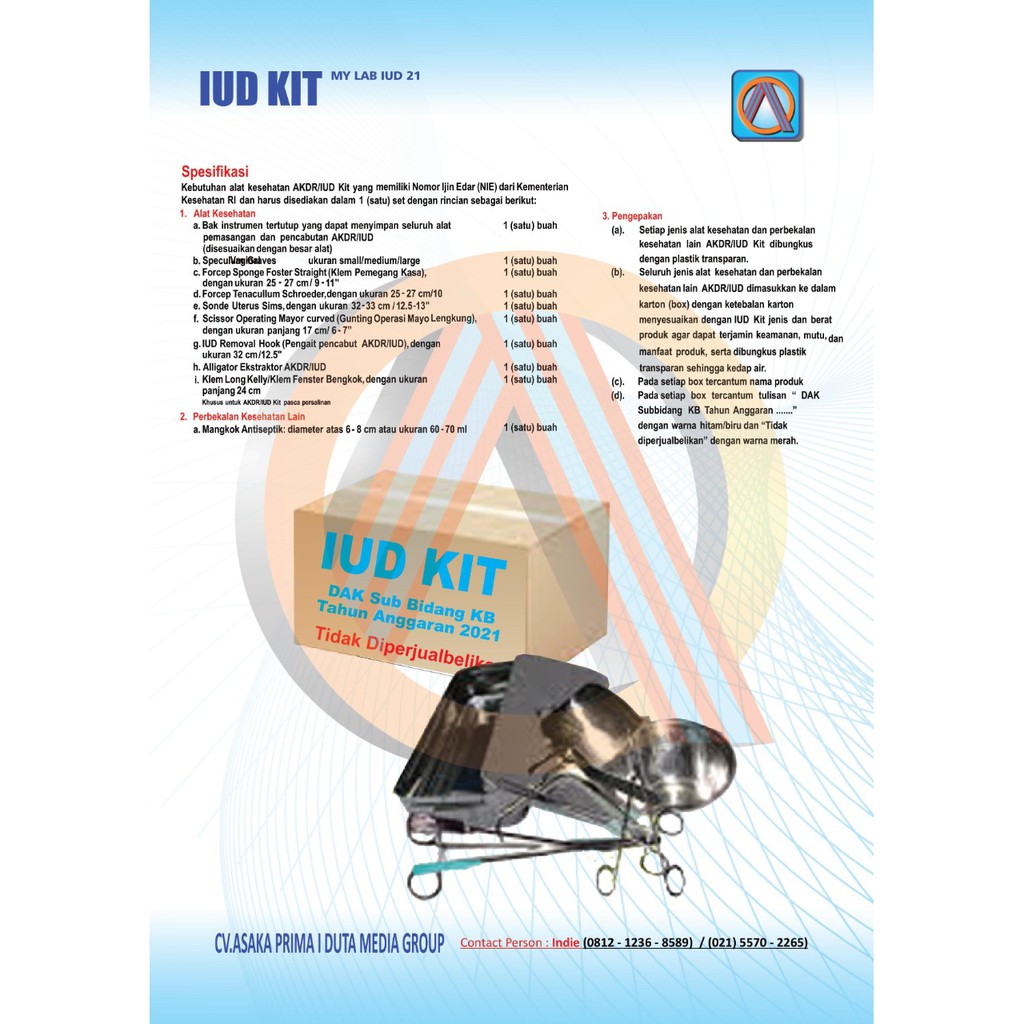 Jual IUD KIT ( Produk Kesehatan / Alat Medis ) | Shopee Indonesia