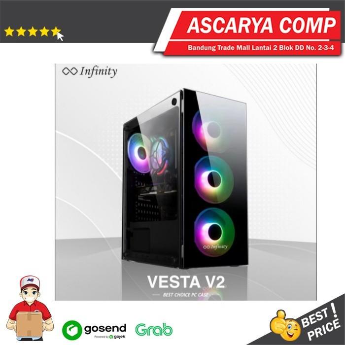Jual Casing Infinity Vesta V2 Include 4 Fan - Matx, Atx - Tg - Casing ...