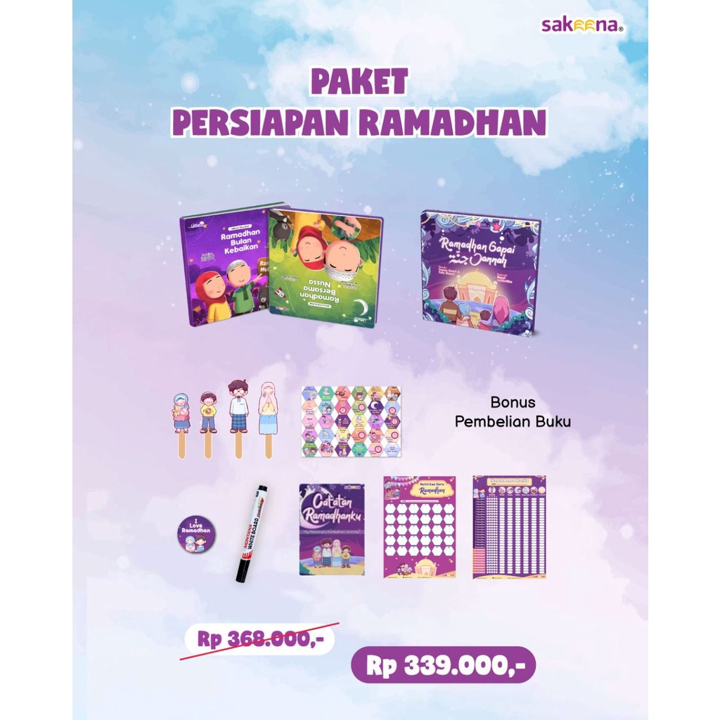 Jual Paket Persiapan Ramadhan (Ramadhan Bulan Kebaikan dan Ramadhan ...