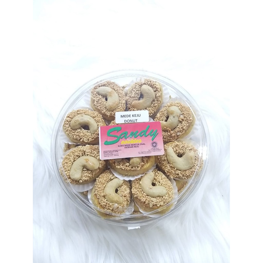 Jual MEDE KEJU DONAT SPECIAL (SANDY COOKIES) KEMASAN 500GR | Shopee ...