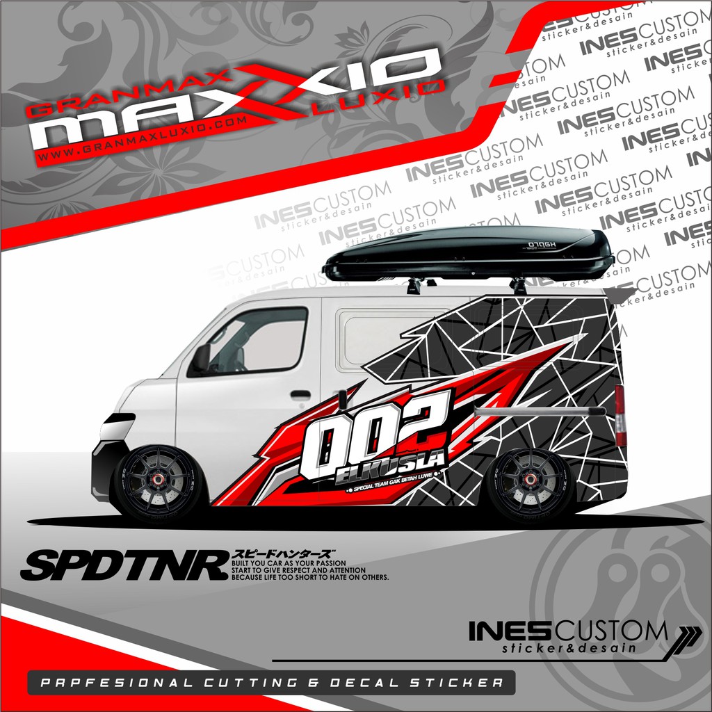 Jual Decal grandmax blindvan 002 custom | Shopee Indonesia