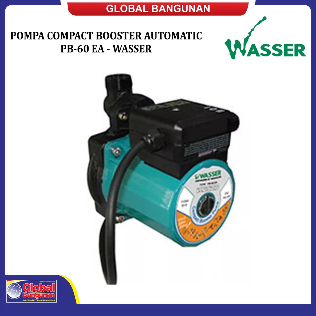 Jual POMPA COMPACT BOOSTER AUTOMATIC PB-60 EA - WASSER | Shopee Indonesia