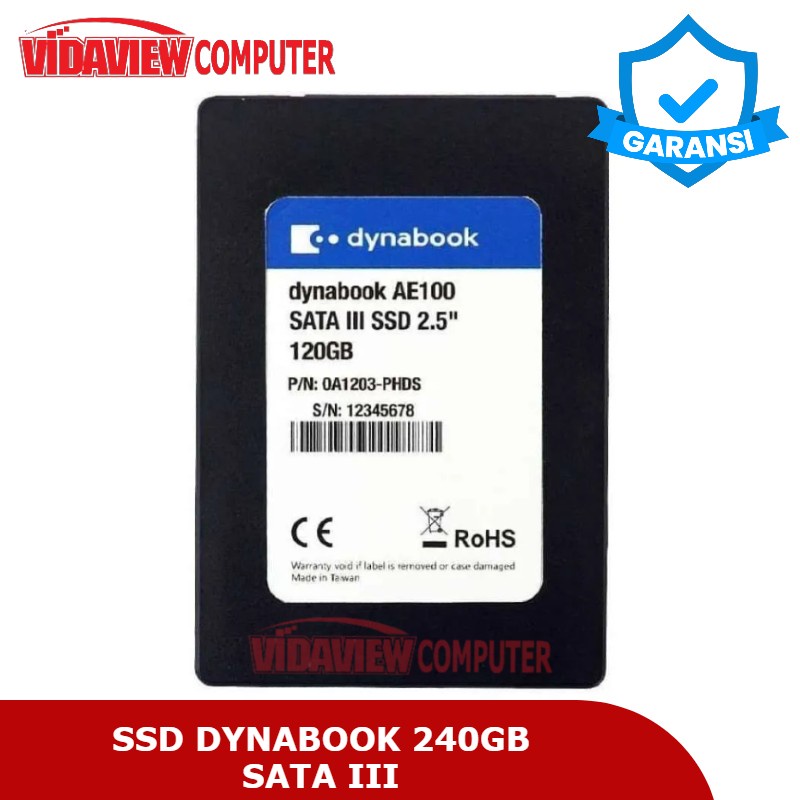 Jual SSD DYNABOOK AE100 SATA III 2.5INCH BERGARANSI RESMI | Shopee ...