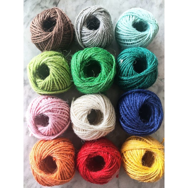 Jual 3ply TALI GONI TWINE WARNA | Shopee Indonesia