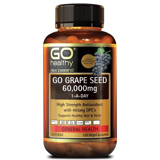 Jual GO GRAPE SEED 60,000MG - 120 Caps | Shopee Indonesia