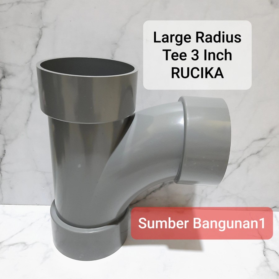 Jual Large Radius D 3" Tee Y way RUCIKA 3 in inch sambungan pipa | Shopee Indonesia