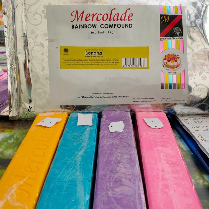 Jual Mercolade Rainbow Compound Chocolate Coklat Cokelat Chocolatier ...