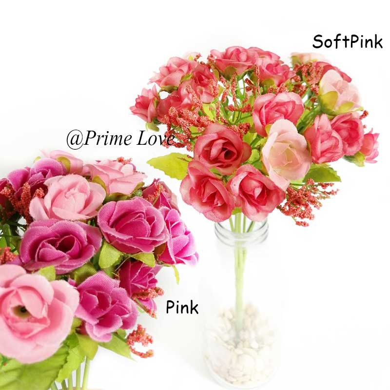 Jual Bunga Artificial Tanaman Bunga Rose Setangkai Buket Bunga Mawar ...