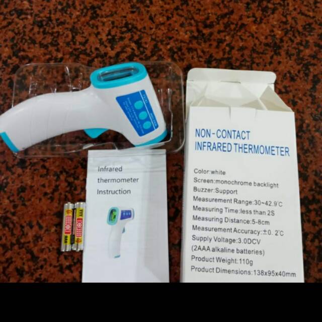 Jual THERMOGUN/TERMOMETER DIGITAL INFRARED/PENGUKUR SUHU TUBUH DIGITAL# ...