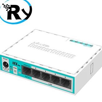 Jual Mikrotik Router Indoor RB750r2 hEX Lite RB750 r2 - White Blue ...