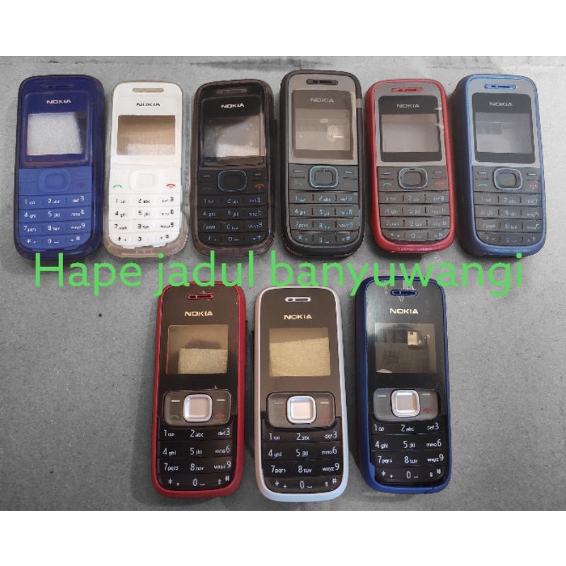 Jual Casing kesing cesing housing nokia 1200/1208/1209 Fullset+tulang ...