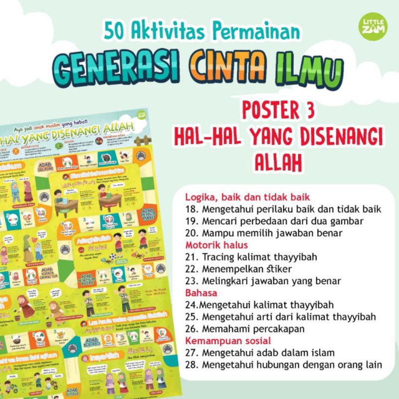 Jual poster gci generasi cinta islam | Shopee Indonesia