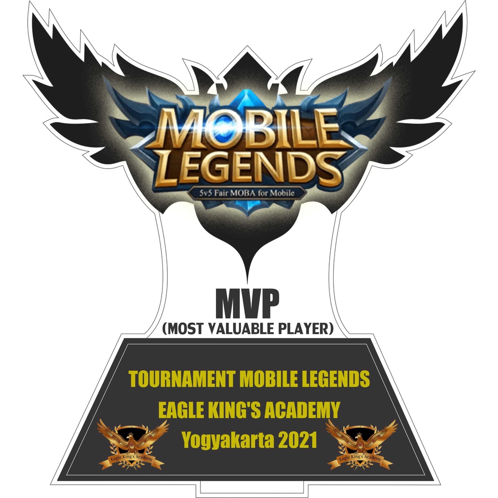 Jual Trophy/Plakat/Piala/Free Fire/Mobile Legend/PUBG/Bahan Akrilik 6mm ...