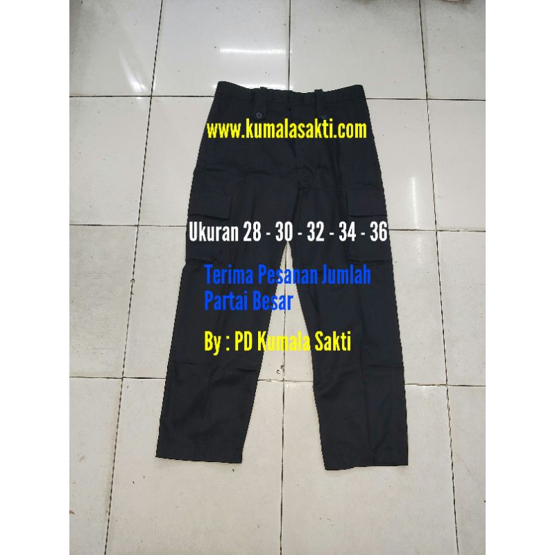 Jual Celana PDL PDH Biru Polos Security Satpam-Seragam PDL Security ...