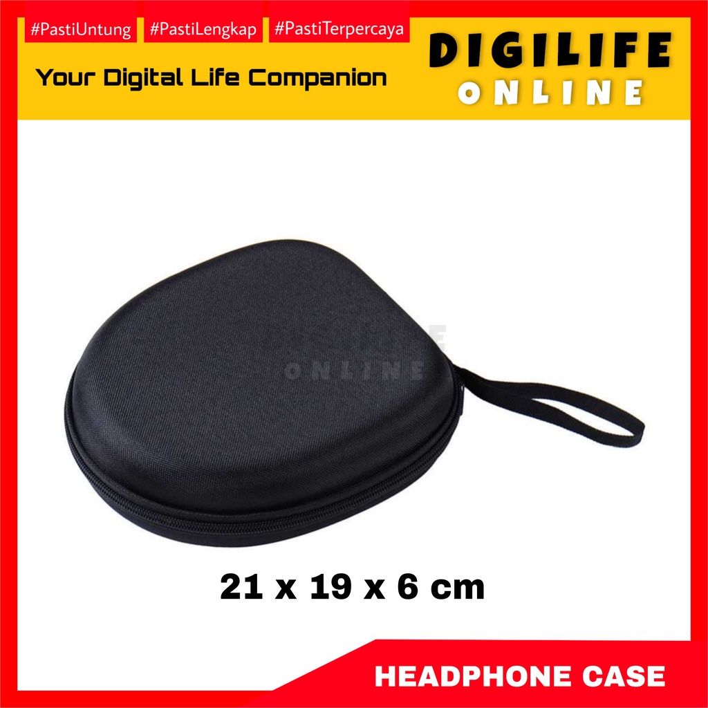 Jual Case Headphone EVA Casing Kotak Tempat Wadah Universal Headset ...