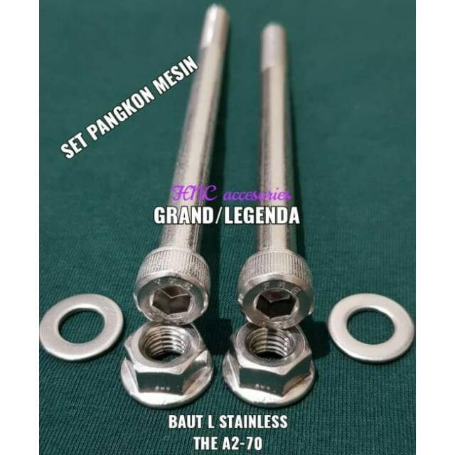 Jual Baut L Stainless Baut Set Pangkon Mesin Honda STAR PRIMA GRAND ...