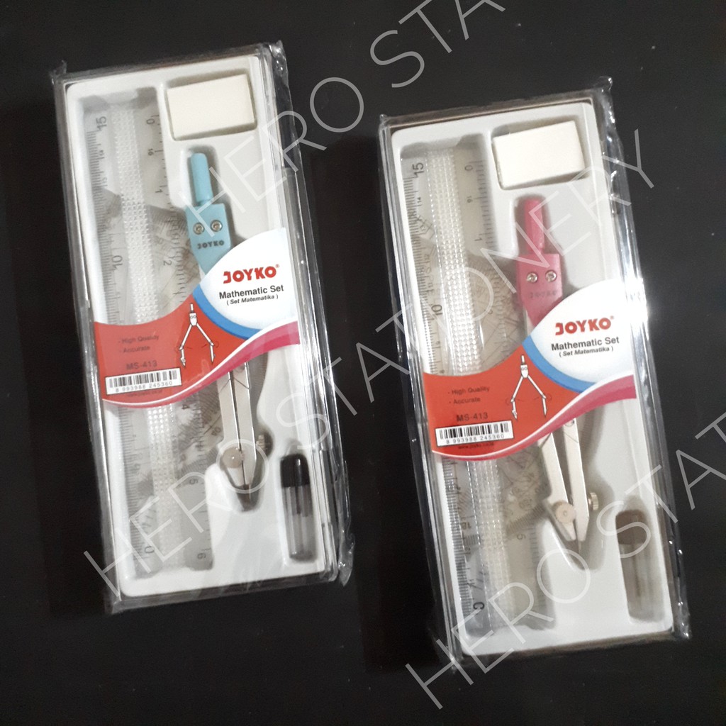 Jual Mathematic set alat ukur jangka matematika joyko MS-413 | Shopee ...