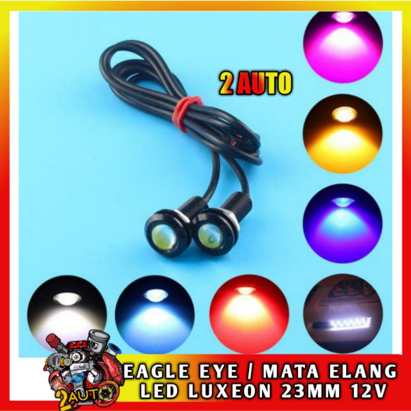Jual EAGLE EYE / MATA ELANG LED LUXEON 23MM 12V | Shopee Indonesia
