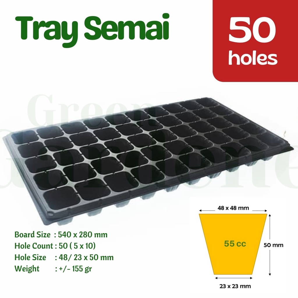 Jual Tray Semai / Seedling Tray - 50 lubang | Shopee Indonesia