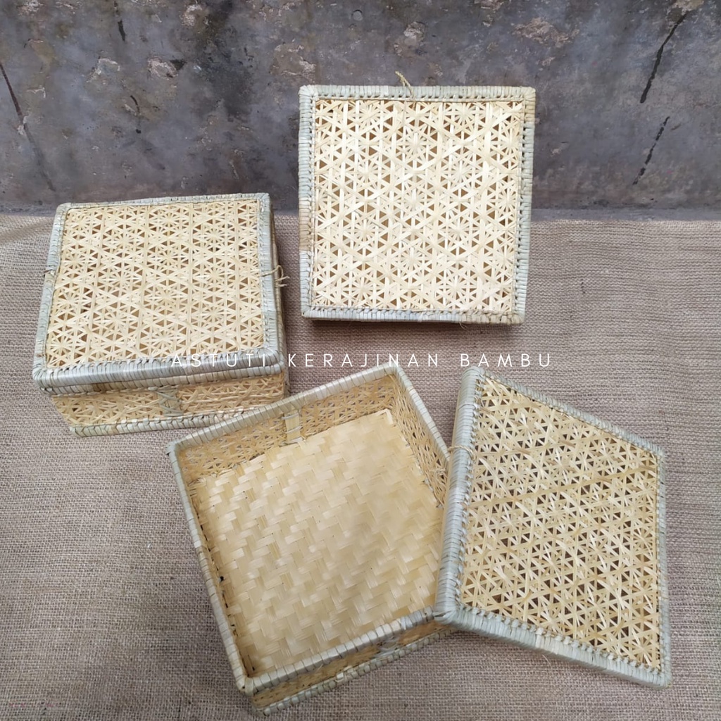 Jual Kotak Roti Hexagonal 20 , 25 , 30 cm/Hamper Bambu Unik/Hampers ...