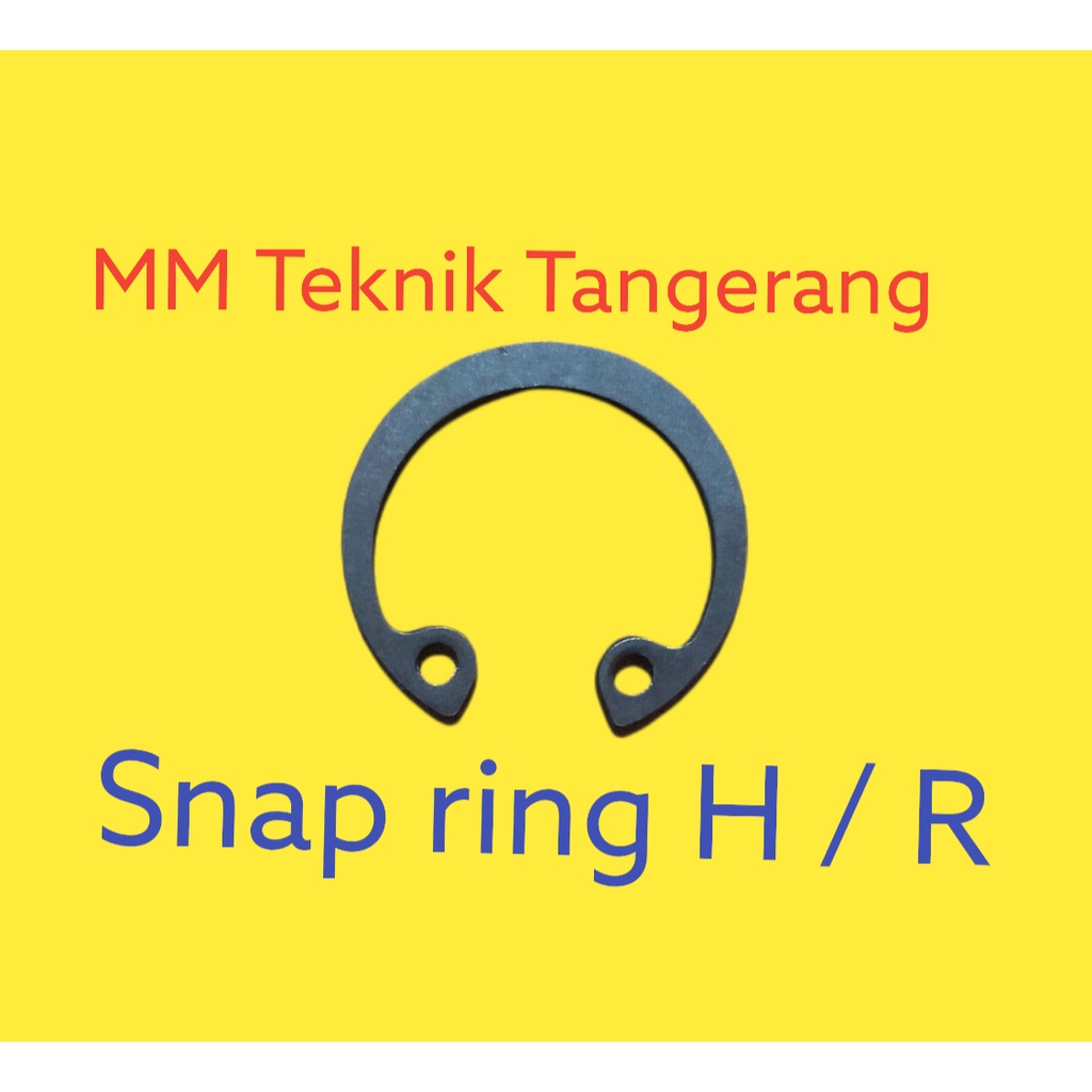 Jual Snapring R22 H22 Snap ring Circlip Internal Retaining Tipe R H 22 Penahan bearing Sparepart ...
