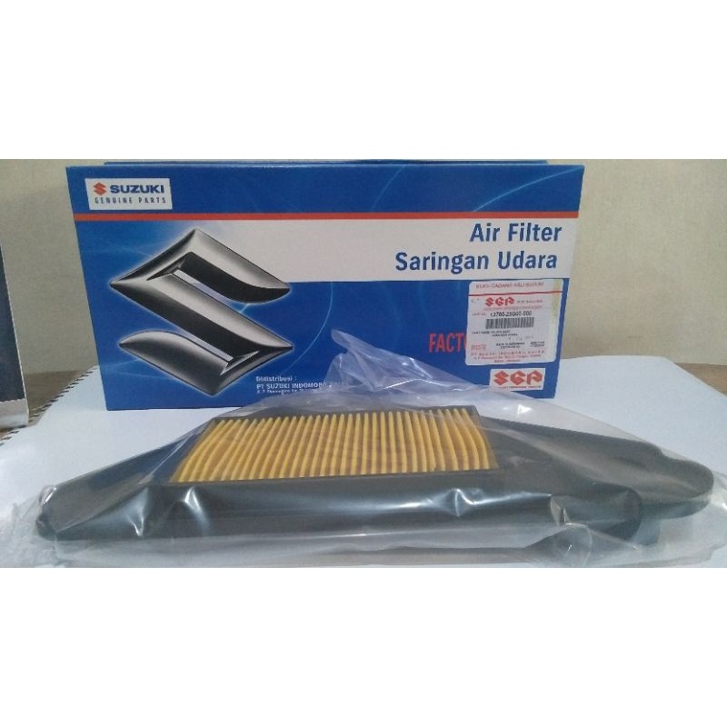 Jual Filter udara motor suzuki Satria Fu 13780-25G00-000 asli SGP ...