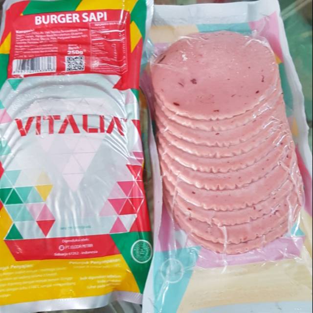 Jual Vitalia Beef Burger Sapi Isi 10 | Shopee Indonesia