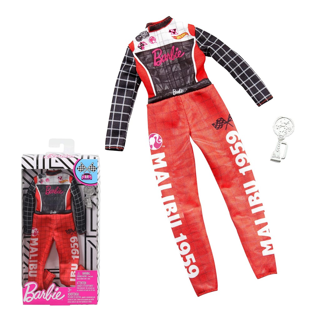 Jual Baju Barbie Racecar Driver Jumpsuit Clothes Career Outfit Doll ...