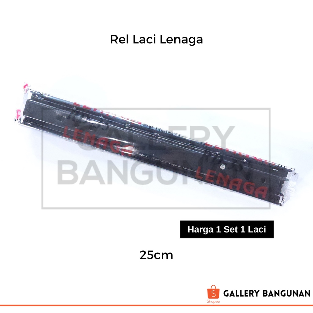Jual (25cm) Rel Laci Lenaga dari Huben Sliding Lemari Dorong Tarik ...