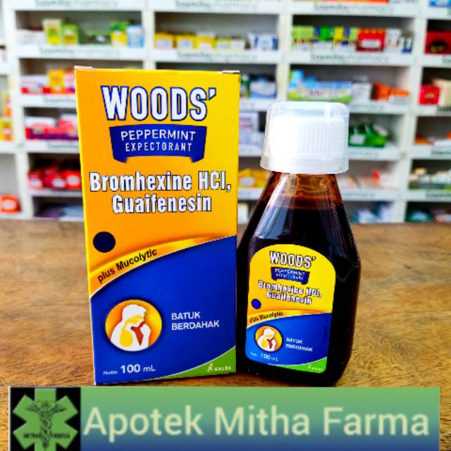 Jual WOODS BIRU EXPECTORANT OBAT BATUK BERDAHAK | Shopee Indonesia