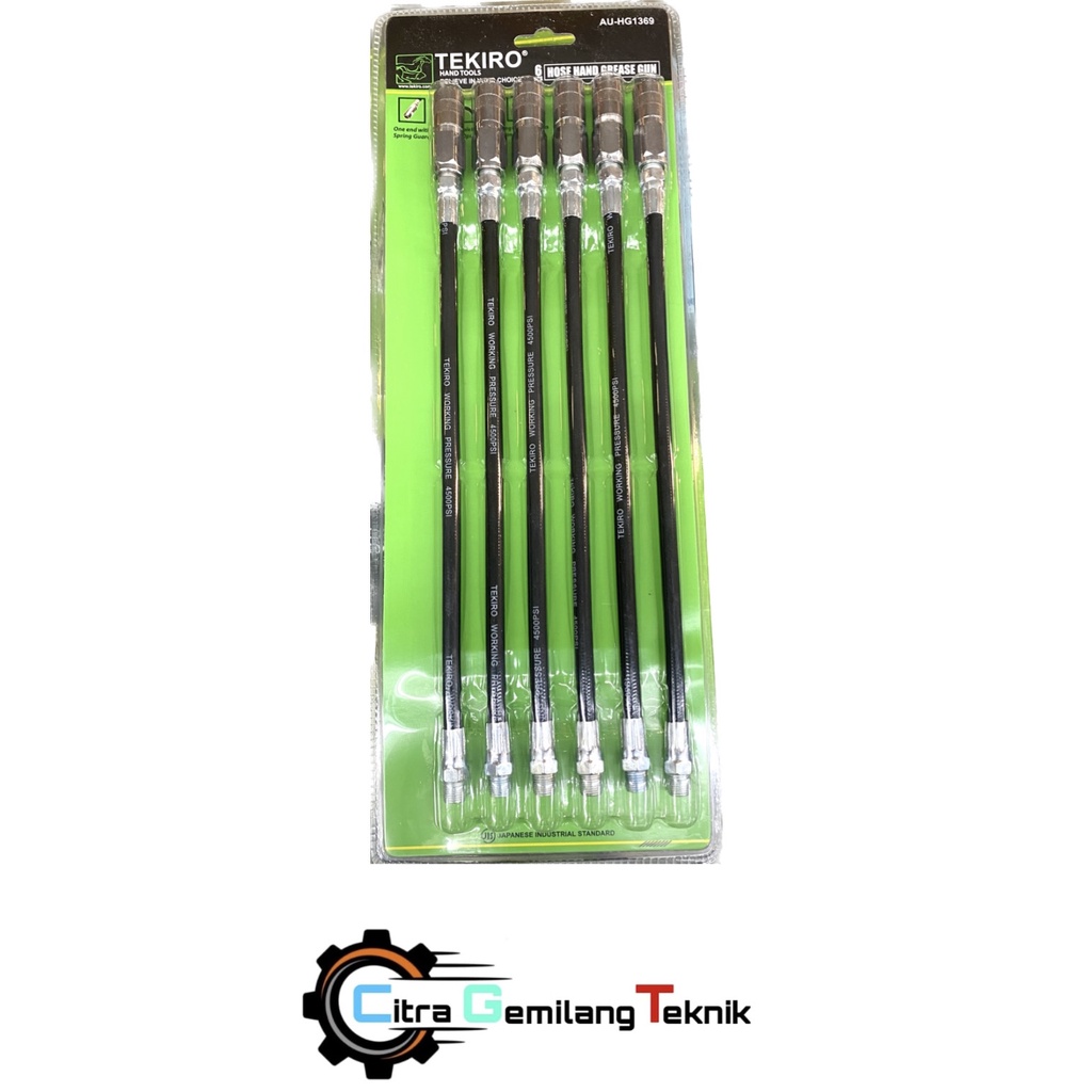 Jual Tekiro hose hand grease gun/ selang pompa gemuk set 6 pcs | Shopee ...