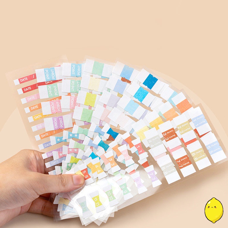 Jual Stiker Label Buku Pinpoint Bookside Color Label Stickers | Shopee ...