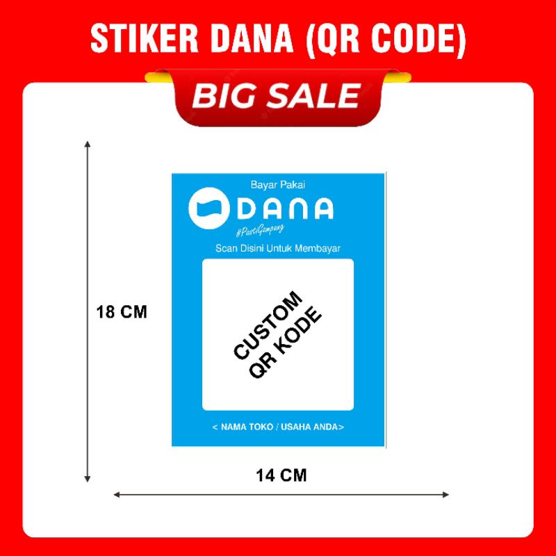 Jual Cetak Stiker DANA Custom Vinyl | Shopee Indonesia