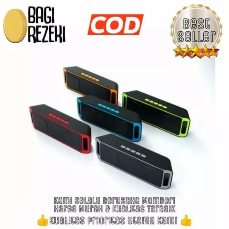 Jual Speaker Bluetooth A2DP Spiker Wireless high full Bass Sc208 ...